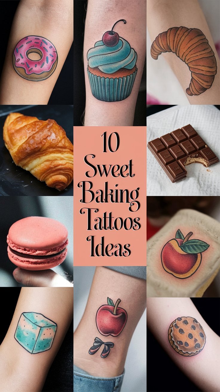 10 Sweet Baking Tattoos Ideas for Pastry Lovers: Satisfy Your Sweet ...