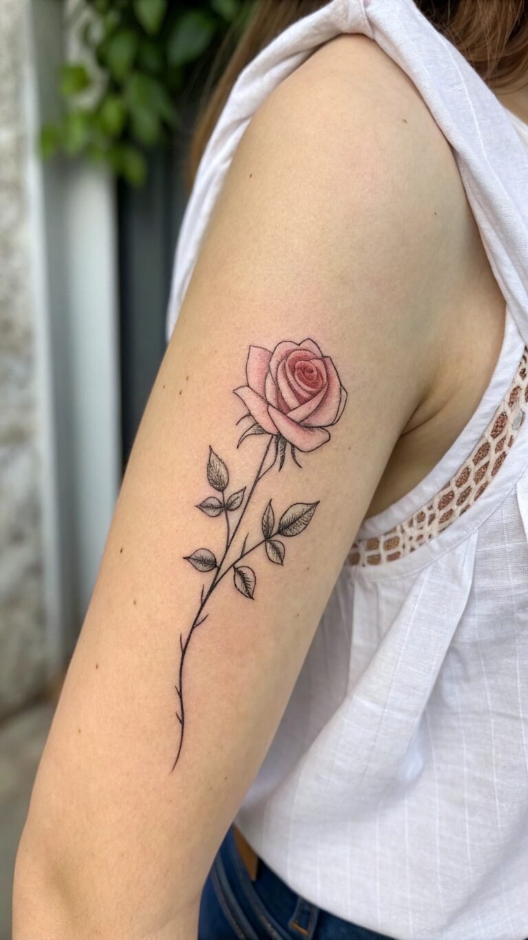 10 Stunning Rose Arm Tattoo Ideas for Women to Adore in 2025